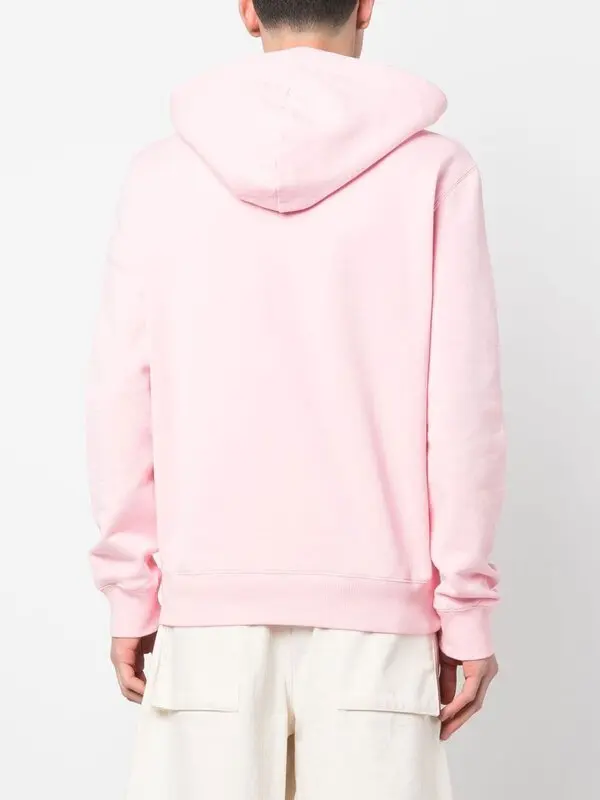 LANVIN Embroidered-logo Cotton Hoodie