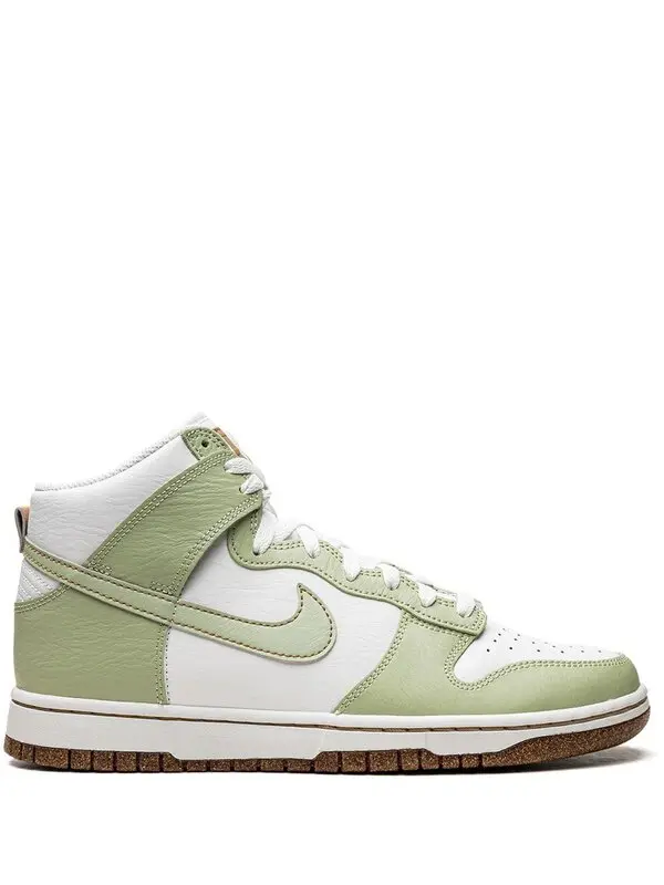 Nike Dunk High Inspected Swoosh Sneakers - Green