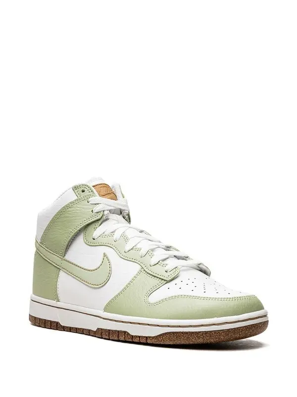 Nike Dunk High Inspected Swoosh Sneakers - Green
