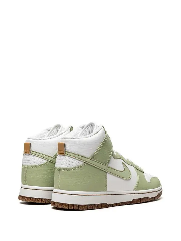 Nike Dunk High Inspected Swoosh Sneakers - Green