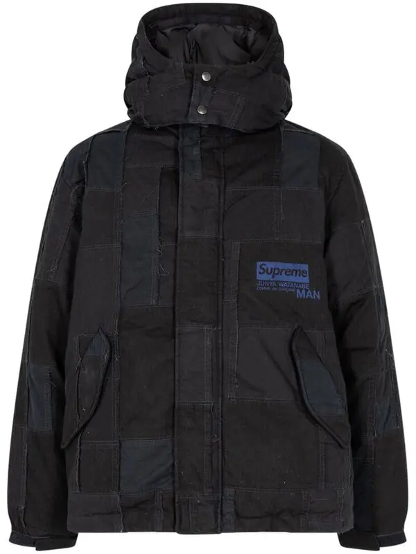Supreme X Junya Watanabe Patchwork Puffy Jacket - Black