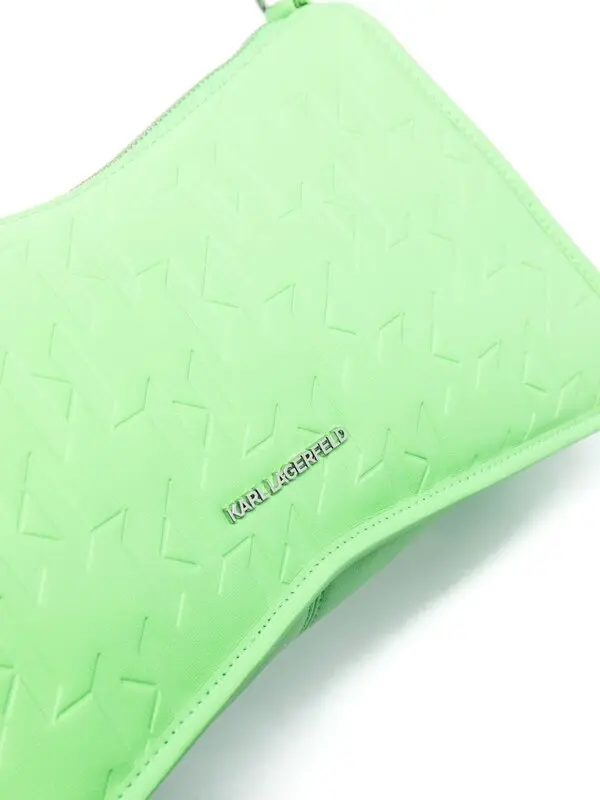 Karl Lagerfeld K/seven Monogram Shoulder Bag - Green