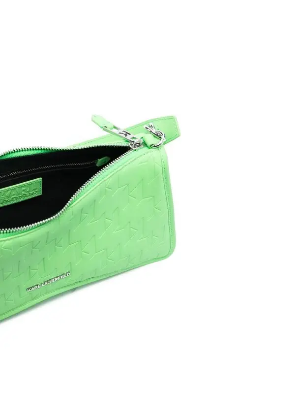 Karl Lagerfeld K/seven Monogram Shoulder Bag - Green