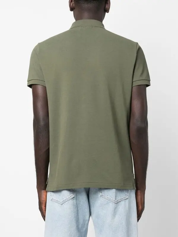 Polo Ralph Lauren Embroidered-logo Detail Polo Shirt - Green