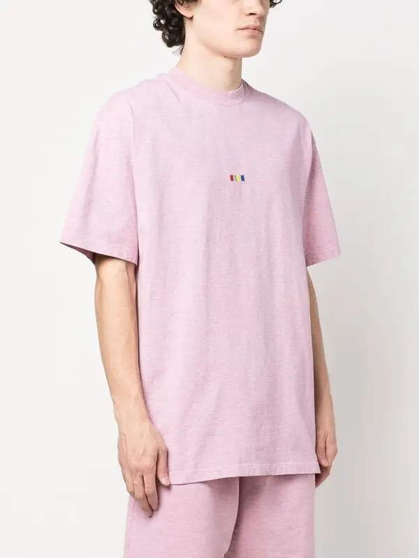 MSGM Embroidered-logo Cotton T-shirt