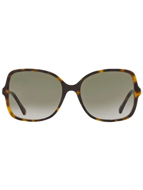 JIMMY CHOO Judy Oversized Sunglasses - Brown