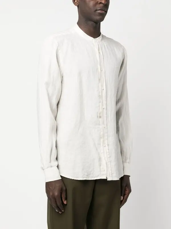 Aspesi Long-sleeved Linen Shirt