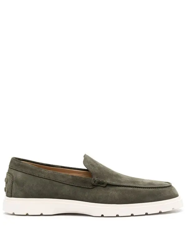 TOD'S Suede Slip-on Loafers
