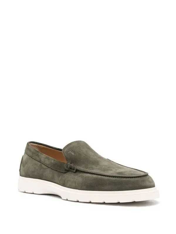 TOD'S Suede Slip-on Loafers