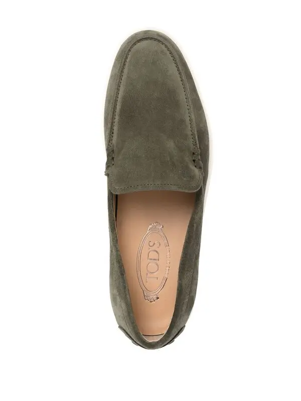TOD'S Suede Slip-on Loafers