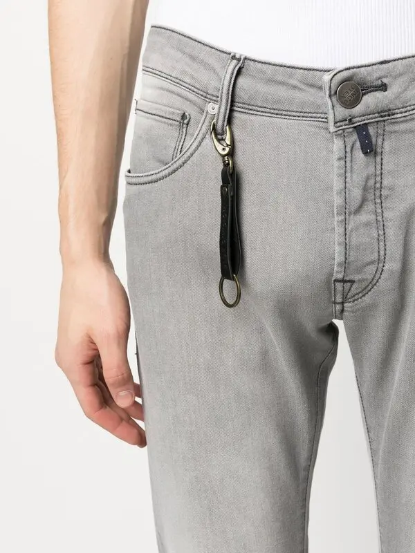 Incotex Straight-leg Jeans - Grey