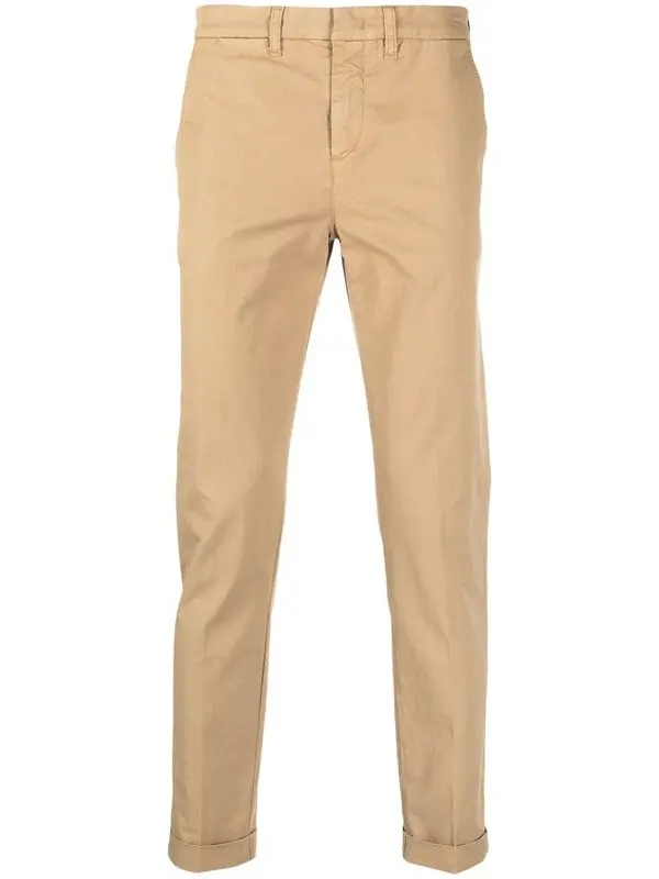 FAY Slim-fit Trousers - Brown