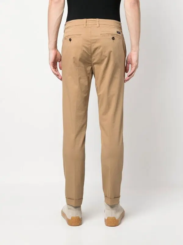 FAY Slim-fit Trousers - Brown