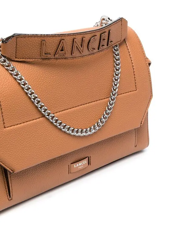 LANCEL Foldover Tote Bag - Brown