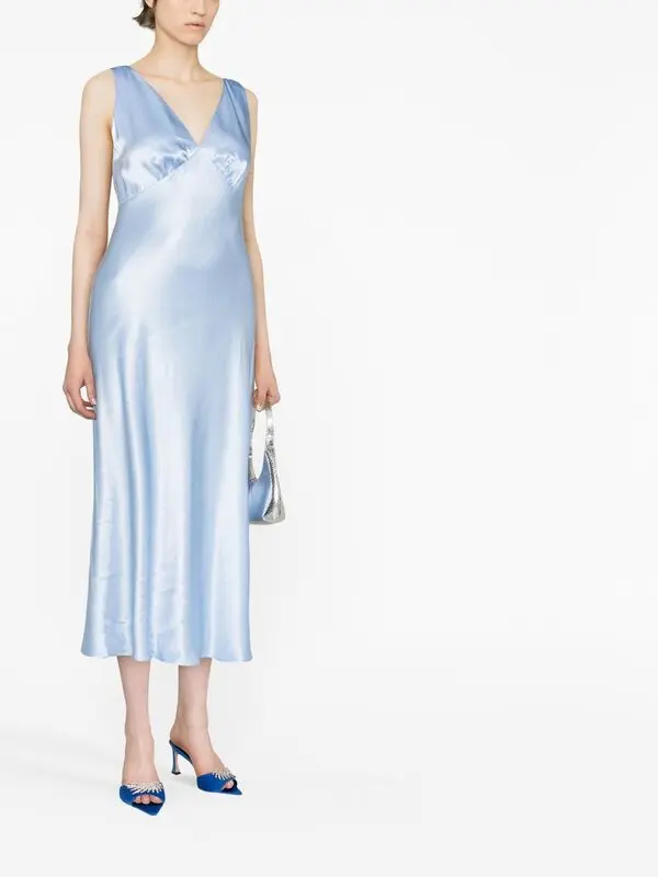 Rixo Sandrine Sleeveless Midi Dress