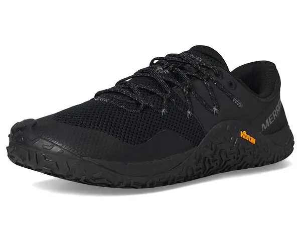 Merrell Trail Glove 7 Athletic Lace-up Shoes - Black