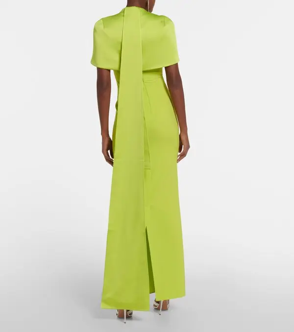Safiyaa Kalika Crêpe Gown