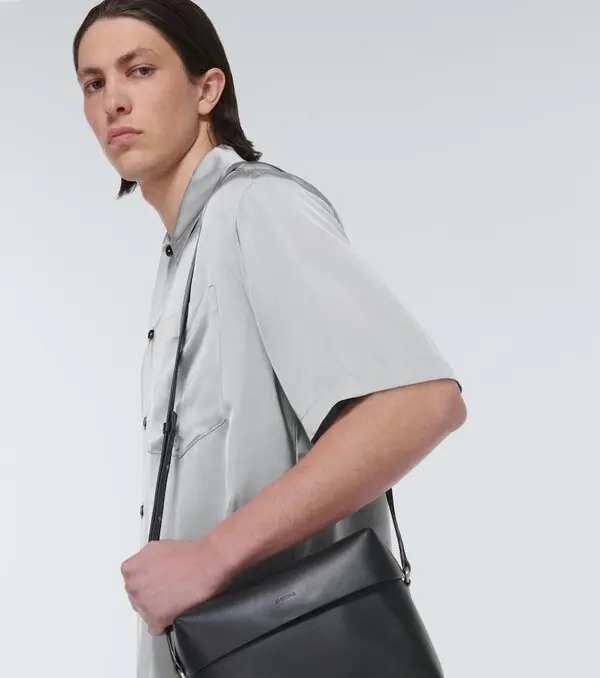 JIL SANDER Shirt 36 Satin Bowling Shirt
