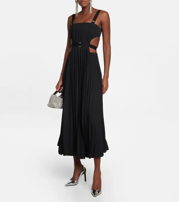 CHRISTOPHER KANE Pleated Midi Dress