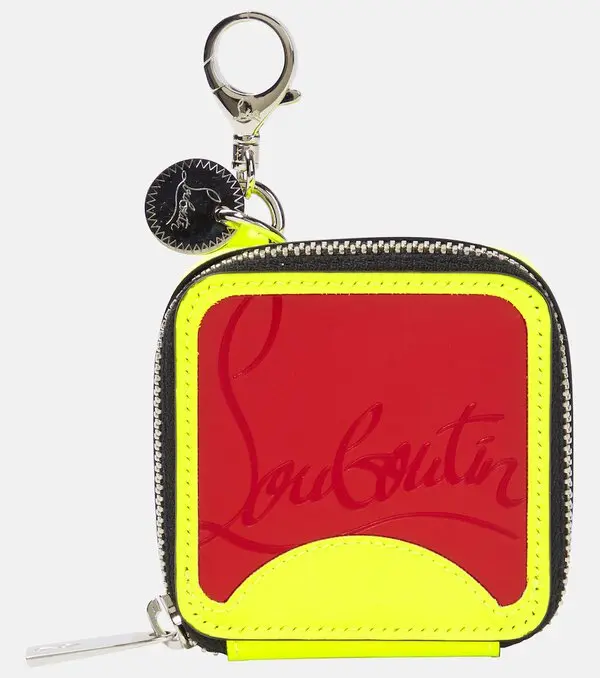 CHRISTIAN LOUBOUTIN Leather Waste Bag Holder - Yellow