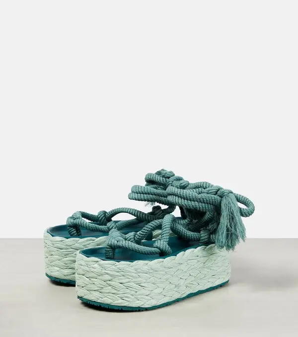 Isabel Marant Étoile Elif Platform Espadrille Sandals