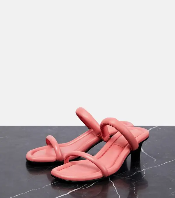 Isabel Marant Raree Leather Sandals - Pink