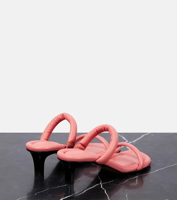 Isabel Marant Raree Leather Sandals - Pink