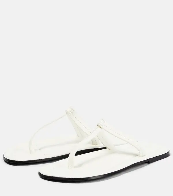 TOTEME T-strap Leather Sandals