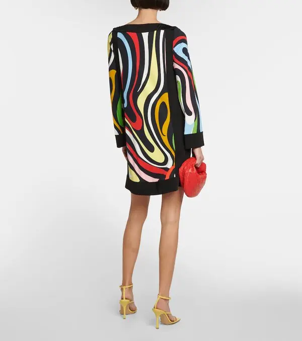 Emilio Pucci Marmo Jersey Minidress