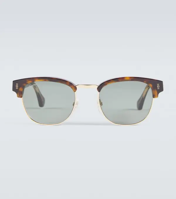 CARTIER Browline Sunglasses - Brown