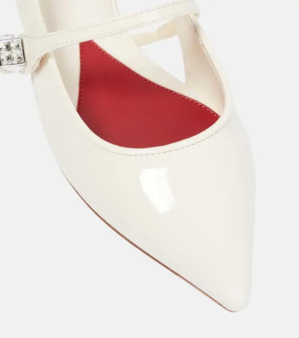 ROGER VIVIER Cube B Patent Leather Ballerinas