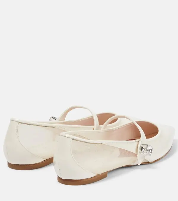 ROGER VIVIER Cube B Patent Leather Ballerinas