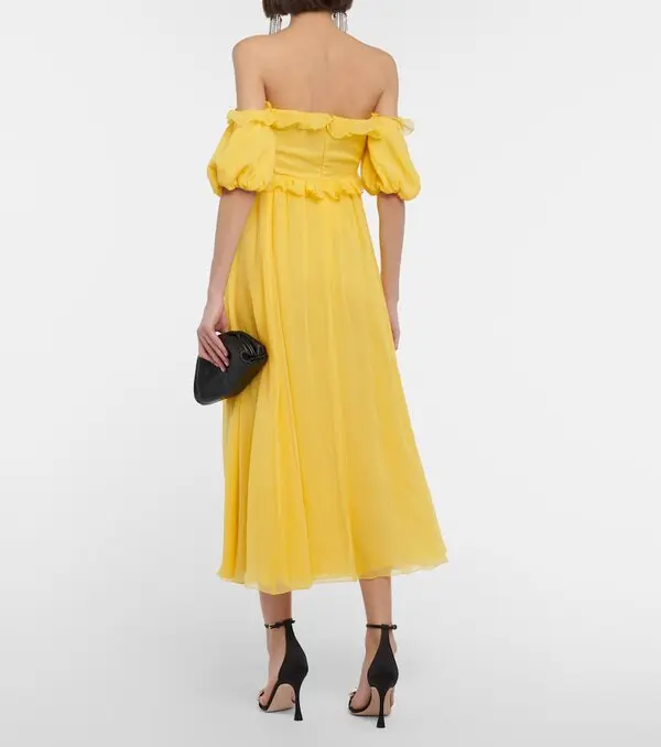 Giambattista Valli Off-the-shoulder Silk Gown