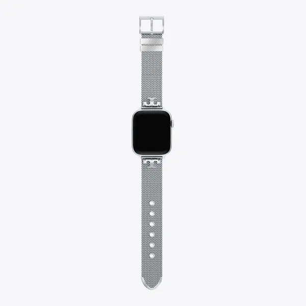 Tory Burch Kira Band For Apple Watch - Silver