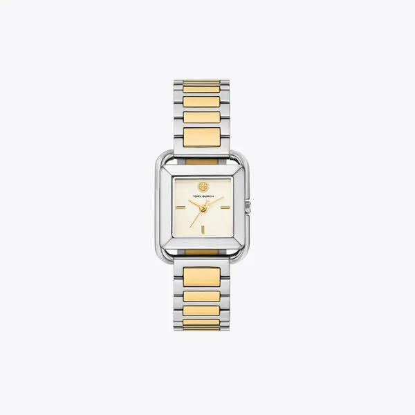 Tory Burch Kira Watch - Ivory/two-tone