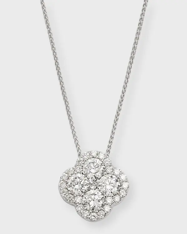 Neiman Marcus 18k Diamond Pendant Necklace - Diamonds