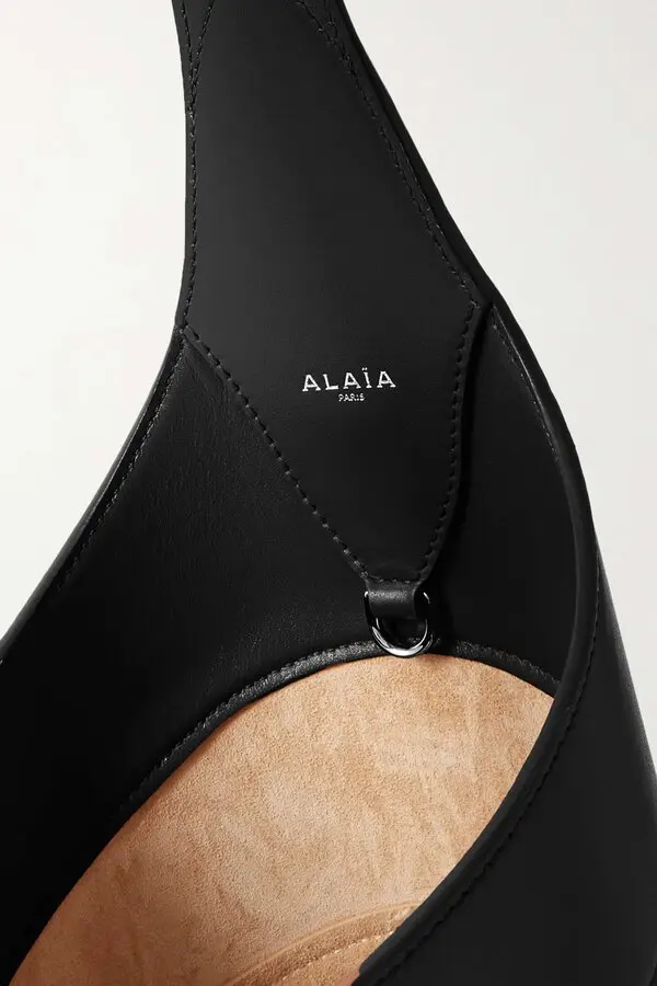 Alaïa Babel Small Cutout Leather Shoulder Bag
