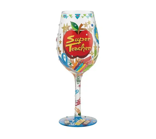 ENESCO Lolita 15-oz Super Teacher Wine Glass - One-color