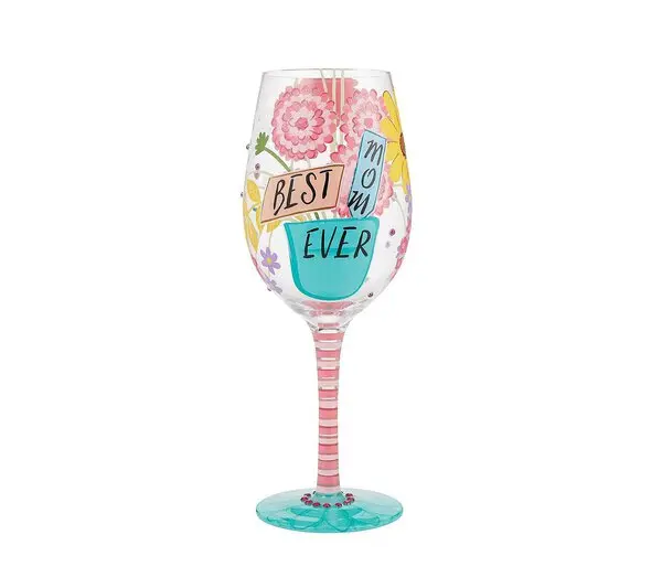 ENESCO Lolita 15-oz Best Mom Ever Wine Glass - One-color