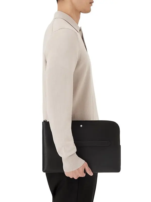 Montblanc laptop sleeve leather