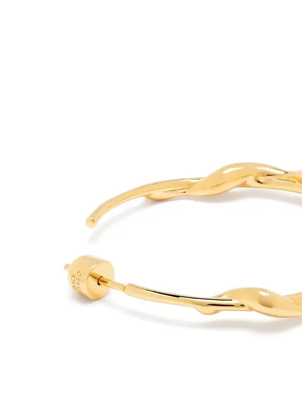 MARIA BLACK Plated Nuri 35 Hoop Earring