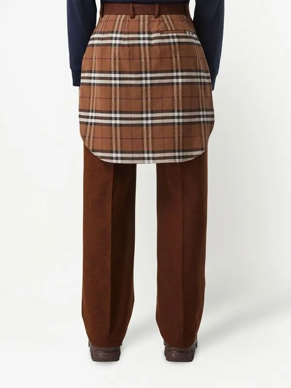 Burberry Pleated Wide-leg Trousers