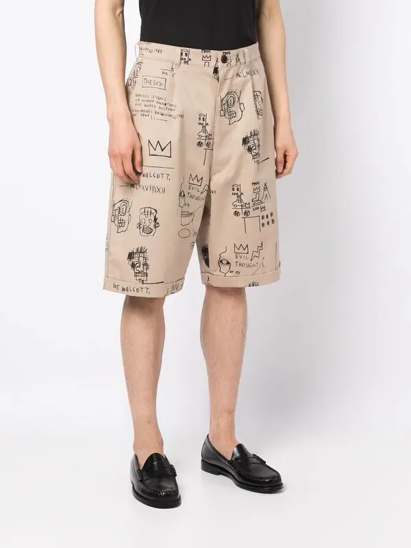 Junya Watanabe Basquiat-style Chino Shorts