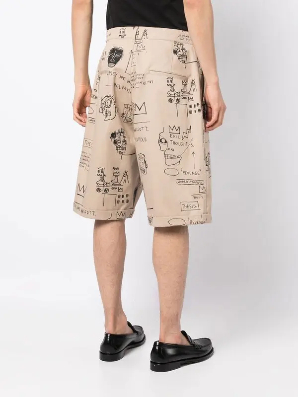 Junya Watanabe Basquiat-style Chino Shorts