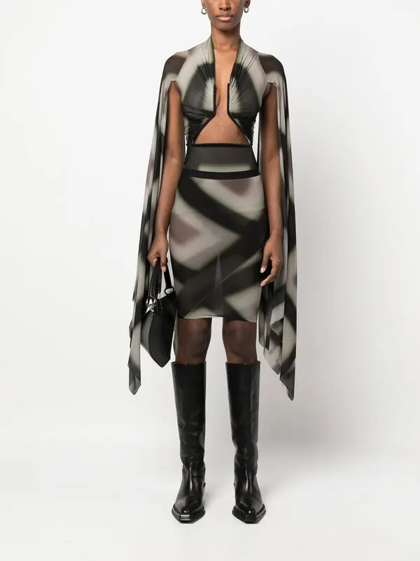 Rick Owens Semi-sheer Draped Top