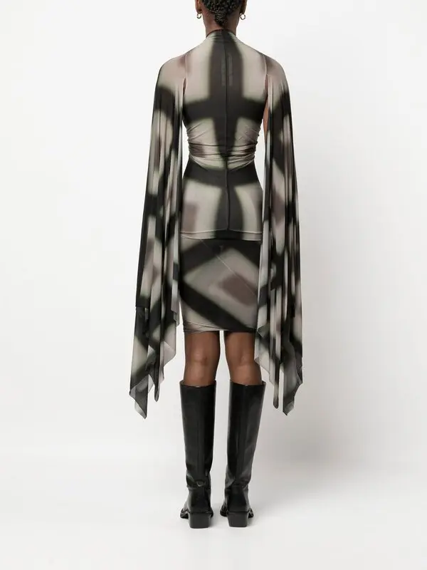 Rick Owens Semi-sheer Draped Top