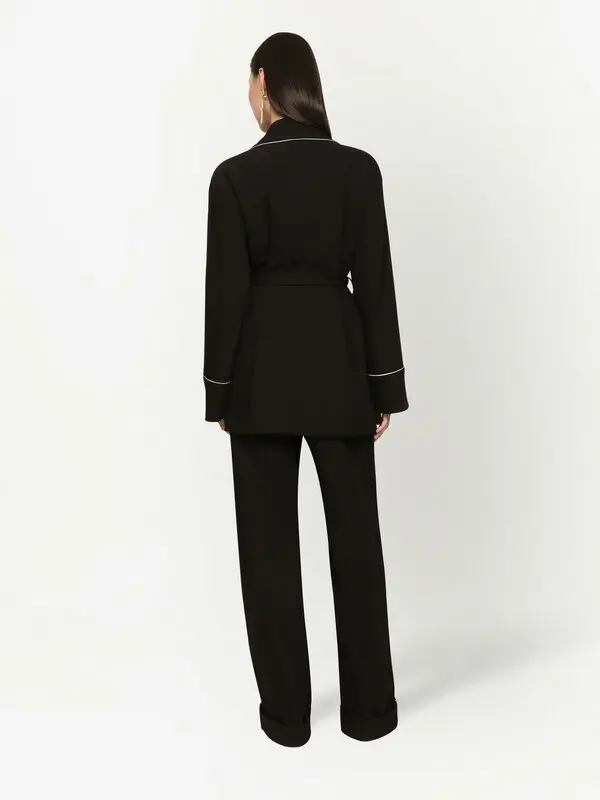 Dolce & Gabbana Kim Belted Pajama Shirt