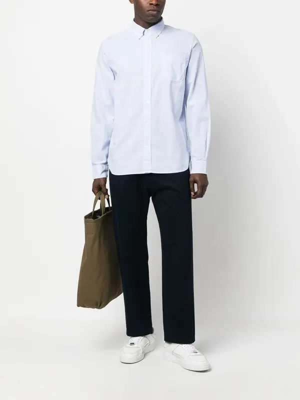 Woolrich Striped Long-sleeve Shirt - Blue