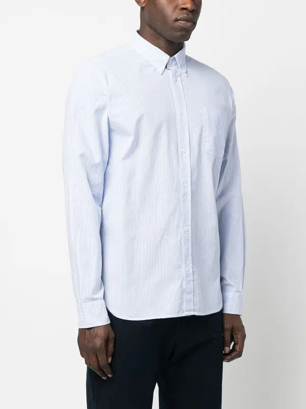 Woolrich Striped Long-sleeve Shirt - Blue