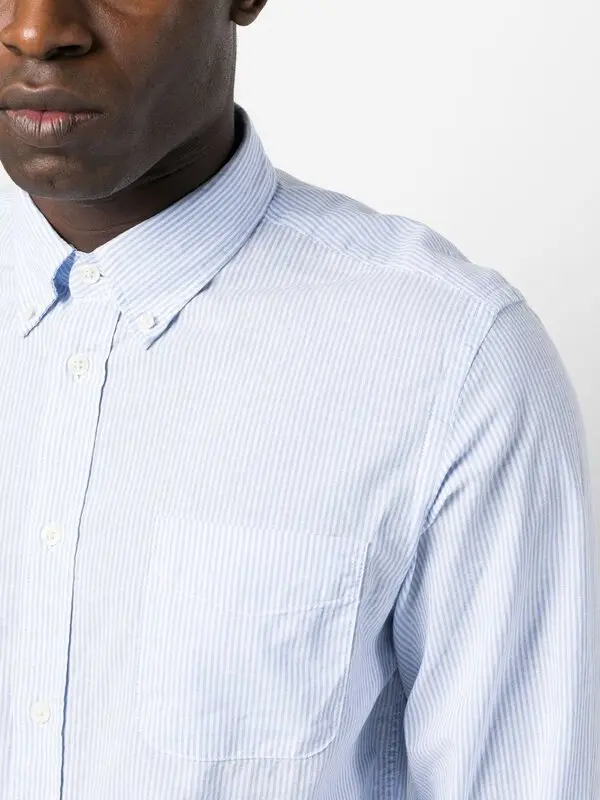 Woolrich Striped Long-sleeve Shirt - Blue